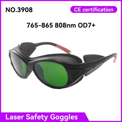 China FOR LASER ipl protect glasses laser protector laser protective 532 professional laser glasses 765-865nm 808nm OD7+ laser goggles laser protection glases laser lenses protect laser ipl safety glasses for sale