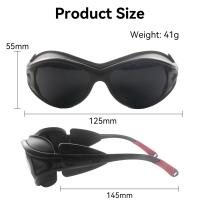 China Laser protective glasses certified UV Protection Wavelength Protection EN 207 Certified PC Frame1064nm 190-690nm OD7 Laser Processing Laser Processing Workshop Laboratory Research Medical Surgery for sale