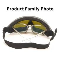 China Rubber Goggles Industrial Prescription Protective Eye Wear PC Polycarbonate Hot-selling Wrap Around Eye Protection Big View Goggles CE Ansi Z87.1 Fashion Anti Fog Working Dark Clear Safety Glasses for sale
