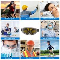 China Rubber Goggles Industrial Prescription Protective Eye Wear PC Polycarbonate Hot-selling Wrap Around Eye Protection Big View Goggles CE Ansi Z87.1 Fashion Anti Fog Working Dark Clear Safety Glasses for sale