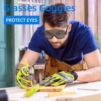 China Spectacles Dust Clear Lens Shield Trendy Dark Spectacles Dust Clear Lens Shield Trendy Dark Ansi Z87 Unisex Impact Resistant Designer Impact Resistant Designer Protective Working Safety Glasses for sale