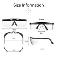 China Working Spectacles Lenses Prescription Goggles CE ANSI Z87.1 Fashion Anti Fog Dust Work Stylish Clear Dark Safety Glasses Impact Resistant UV Protection Lightweight Comfortable Lab Workshop Industrial for sale