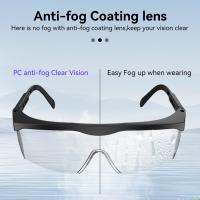 China Working Spectacles Lenses Prescription Goggles CE ANSI Z87.1 Fashion Anti Fog Dust Work Stylish Clear Dark Safety Glasses Impact Resistant UV Protection Lightweight Comfortable Lab Workshop Industrial for sale