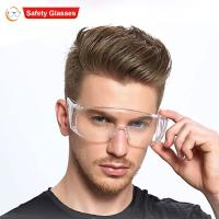 China Custom Industrial Protection Lenses Prescription Goggles Ansi Z87.1+ Fashion Anti Fog Dust Working Stylish Clear Safety Glasses Scratch Resistant UV400 Polycarbonate Impact Proof for Men Women Outdoor for sale