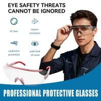 China Safety Glasses Clear Polycarbonate Impact Resistant Side Shields UV Protection Industrial ANSI Z87.1 Anti Fog Work Eyewear for Men Women Construction Workshop Laboratory Grinding Drilling Woodworking for sale