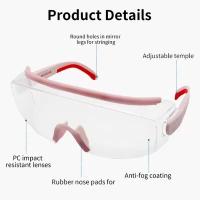 China Safety Glasses Clear Polycarbonate Impact Resistant Side Shields UV Protection Industrial ANSI Z87.1 Anti Fog Work Eyewear for Men Women Construction Workshop Laboratory Grinding Drilling Woodworking for sale