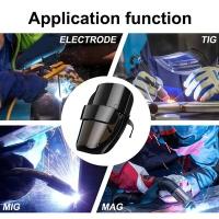 China Auto Darkening Welding Helmet Heat Resistant Face Shield Double Protection Solar Powered Variable Shade LCD IR Safety Welder Mask Welding Hood for Men Women Workshop Industrial Construction Grinding for sale