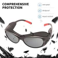 China Rubber Goggles ANSI Z87.1 CE EN166 Industrial Prescription Safety Glasses Protective Eye Wear PC Lens Unisex Custom Wrap Around Working Splash Proof Anti Fog UV400 Protection Lab Chemical Construction for sale