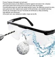 China Niceseem Personal Protective Equipment Cheap Safety Glasses Spectacle Eyewear Goggles CE Ansi Z87.1 Anti Fog Anti Scratch UV Protection Impact Resistance Clear Adjustable Lightweight Men Women OEM ODM for sale