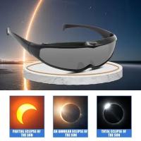 China Eclipse Sunglasses Certified Ultra-light Solar Compact Size Comfortable Durable Plastic Eclipse Glasses For Direct Sun Viewing UV Protection Eye Protection Safety Adults Kids Outdoor Wholesale OEM ODM for sale