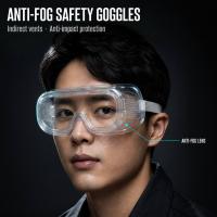 China Manufacturers Direct Anti Fog Personal Protective Anti Impact Eye Protection Safety Goggles Glasses, ANSI Z87.1 CE Certified Scratch Resistant Anti UV Dustproof Windproof Durable Eyewear for Men Women for sale