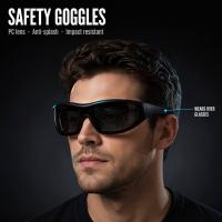 China CE ANSI Z87.1 Eye Protection Gray Goggles Personal Equipment Stylish Anti Fog Safety Working Eyewear Fashion Protective Glasses Anti Scratch Anti Impact UV Protection Dustproof Lightweight Comfortable for sale