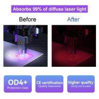 China professional laser glasses PC lens CE certified 200-2000nm custom logo laser welding machine chemical-resistant anti-scratch light blocking laser cutting laser welding laser lenses protect radiation for sale