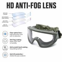 China Tactical Glasses clear Goggles Tactical Men Tactical Sunglasses Glasses Ocular Glasses Anti Fog Impact Resistant UV400 protect Airsoft Paintball Cycling Outdoor Sports Lens Wholesale OEM ODM for sale