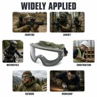 China Tactical Glasses clear Goggles Tactical Men Tactical Sunglasses Glasses Ocular Glasses Anti Fog Impact Resistant UV400 protect Airsoft Paintball Cycling Outdoor Sports Lens Wholesale OEM ODM for sale