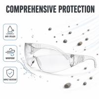 China High Quality Eye protection Safety Glasses Anti-fog and Anti-scratch Lens Optical Safety Protective Glasses UV Protection Impact Resistant Clear Lightweight Comfortable Eyewear Men Women Wholesale OEM for sale