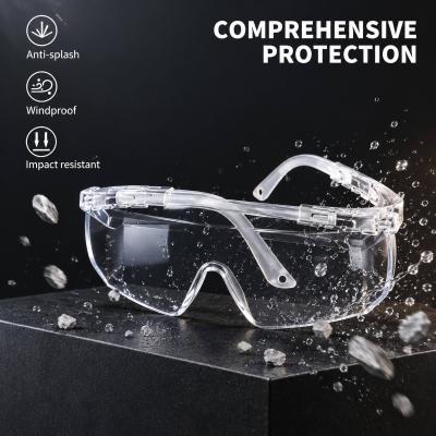 China CE EN166 Ansi Z87.1 Goggles Protective Funny Working Anti Fog Sport Construction Side Shields Stylish Safety Glasses for sale