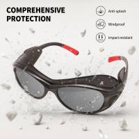 China Tactical Sun Glasses Prescription Protective Eye Wear PC Rubber Unisex UV400 Anti Fog Stylish Dark Clear Industrial Goggles Anti Scratch Impact Resistant Lightweight for Men Women Cycling Fishing Work for sale