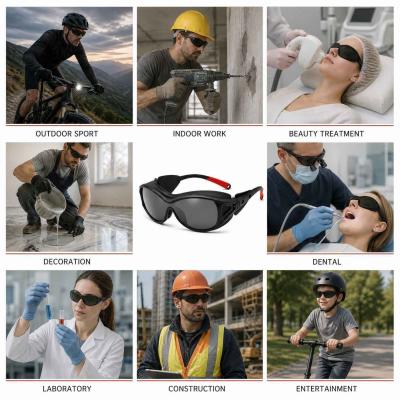 China Safety Glasses Wrap-Around Protective Men Women Ansi Z87 Glass Tactical Night Vision Unisex Designer Prescription Work Goggles Anti Scratch Anti Fog UV400 Impact Resistant for Cycling Construction Lab for sale