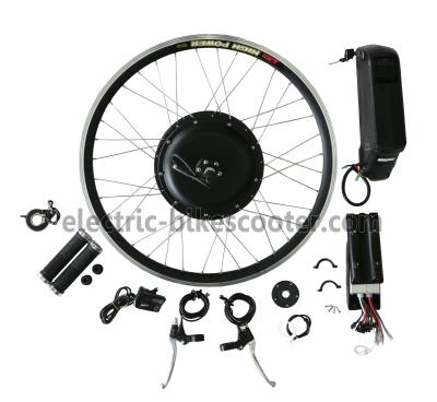China 38km/H 48V 500W Electric Bike Conversion Kit Disc Brake Powerful Rear Gear Motor for sale