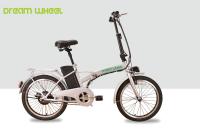 China 25km/H Small Long Range Folding Electric Bike 36V 250W Brushless Hub Motor for sale