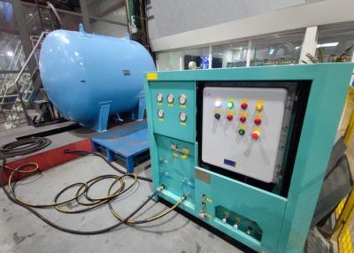 China oil-less compressor Refrigerant Recovery Machine 25HP with ≤9000kg/h Liquid Push&Pull Recovery Rate for sale