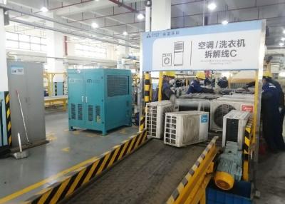 China Refrigerant Recovery Machine With -0.095 Mpa Suction Pressure For Gsas Waste Recycling for sale