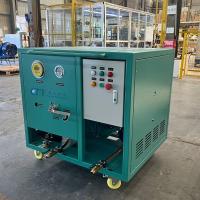 China Oil Less Compressor Low Pressure Refrigerant Recovery Recharge Machine With Water Cooling Design for sale