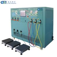 China Multiple-Stations Refrigerant Filling Machine for sub-packaging various refrigerants like R22/R134A/R410A for sale