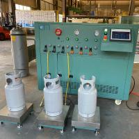 China Multiple-Stations Refrigerant Filling Machine for sub-packaging various refrigerants like R22/R134A/R410A for sale