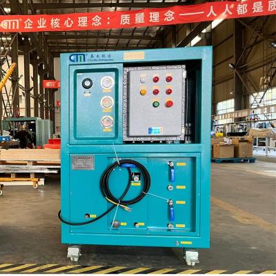 China 10HP Oil free Refrigerant Recycling Unit with Built in Oil Separator & Filter Dryer for sale