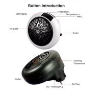 China Household Electric Room Heater Smart 900W with Adjustable Thermostat and Remote Control for sale