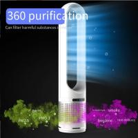 China 105cm High Floor Standing Cooling Bladeless Fan with HEPA Filter Air Purifier at Best for sale