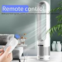 China 2024 Portable Quiet Cooling Fan Tower Stand Fan Bladeless Fan for Bedroom Home Office for sale