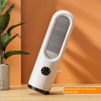 China Hotel Portable 52*15 CM Digital Electric PTC Ceramic Tower Fan Heater Space Heater for sale