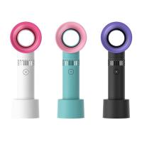 China Portable Handheld USB Charging Fan for Grafted Eyelash Hair Dryer in White Blue Black for sale
