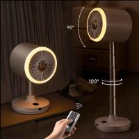 China 200*200*710MM Hotel Fan with Light and Remote Control Vertical Telescopic Design for sale