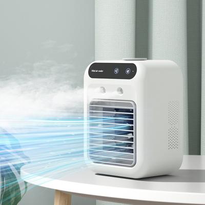 China Desktop Mini Air Condition Fan with Water Cooling and Night Light Net Weight 700g for sale