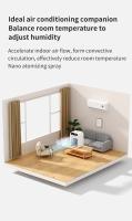 China Desktop Mini Air Condition Fan with Water Cooling and Night Light Net Weight 700g for sale