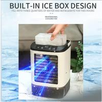 China Portable Rechargeable Air Cooler Quiet Desk Cooling Fan for Home Office English Language for sale