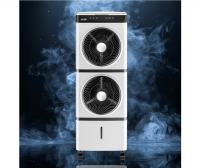 China 14L Double Layer Evaporative Mobile Mechanical Floor Water Air Cooling Fan Air Cooler for sale