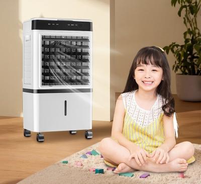 China 14L Large Capacity Cooling Fan Evaporative Air Cooler with 12H Timer Easy Installation for sale