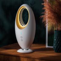 China Rechargeable USB Electric Fan Smart Cooling Bladeless Desk Fan for Garage and Home for sale