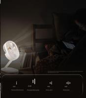 China English Operating Language Portable USB Charging Foldable Small Fan for Home Office for sale