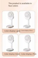 China 1500mAh Battery Capacity Household Portable Desktop Fan USB Charging Camping Folding Fan for sale