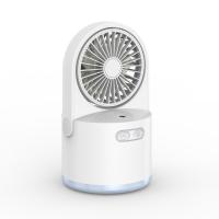 China 2 in 1 Mini Fan Humidifier Portable Fan with Function Rechargeable USB Electric Fan for sale