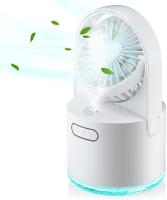 China 2 in 1 Mini Fan Humidifier Portable Fan with Function Rechargeable USB Electric Fan for sale