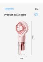 China Household USB 18650 Lithium Battery Powered Water Mist Fan for Home Travel Office for sale