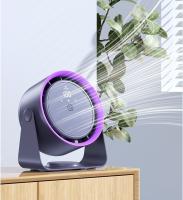 China Cooling Solution 2 in 1 Electric Table Fan with Touch Display Control and 5 Speed Adjust for sale