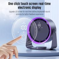China Cooling Solution 2 in 1 Electric Table Fan with Touch Display Control and 5 Speed Adjust for sale